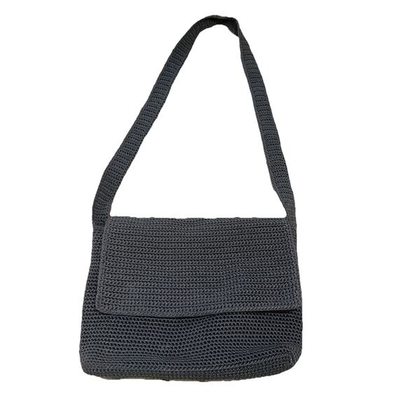 The Sak | Bags | The Sak Grey Knit Crochet Crossbody Bag Woven New With ...